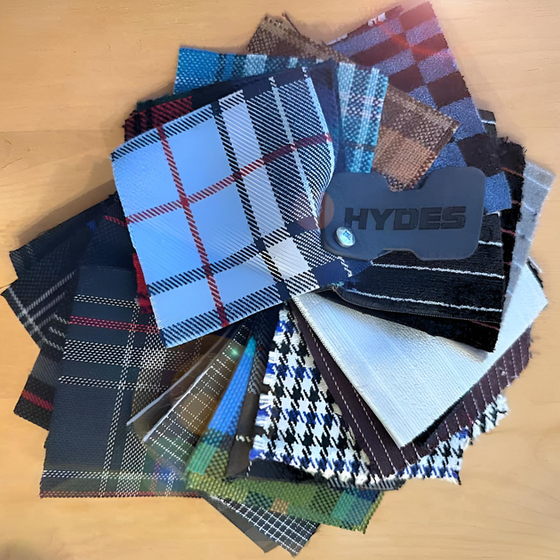 Vintage Automotive Fabric Sample Set – Hydes Leather